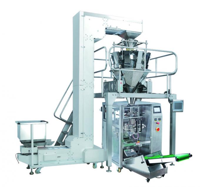 Große Kapazitäts-automatische vertikale granulierte Kohlen/rice-Nuss/granule-Verpackungsmaschine-/Korn Tonnen Verpackenskalen