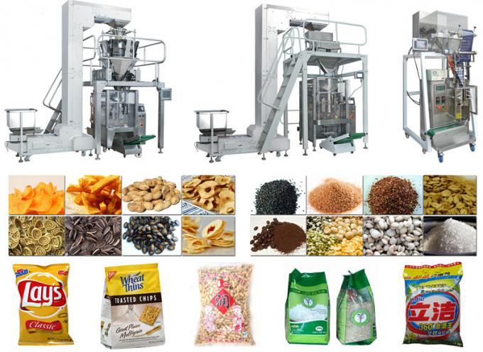 Große Kapazitäts-automatische vertikale granulierte Kohlen/rice-Nuss/granule-Verpackungsmaschine-/Korn Tonnen Verpackenskalen